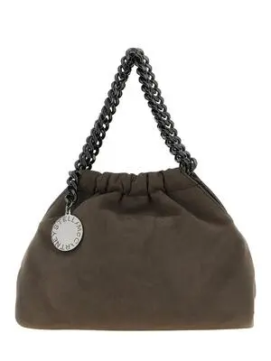 Stella McCartney Falabella Mini Drawstring' Crossbody Bag - Gray