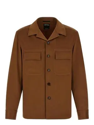 ZEGNA Zegna Men Oasis Cashmere Overshirt