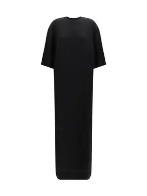 TOTEME Wool T-shirt Dress - Black