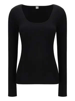 TOTEME Compact Sweater - Black