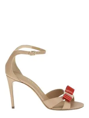 FERRAGAMO Vara Bow Sandals - Cream