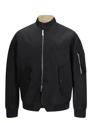 Dsquared2 Hybrid Bomber Jacket - Black