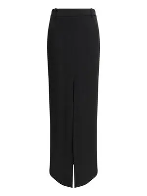 TOM FORD Tailored Crepe Envers Satin Skirt - Black