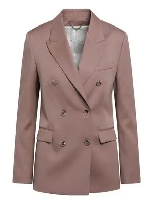 GOLDEN GOOSE Double-breasted Virgin Wool Blazer - Pink