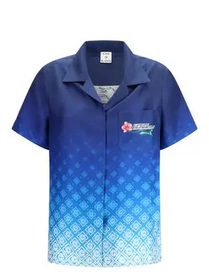CASABLANCA CASABLANCA Orchid Logo Shirt