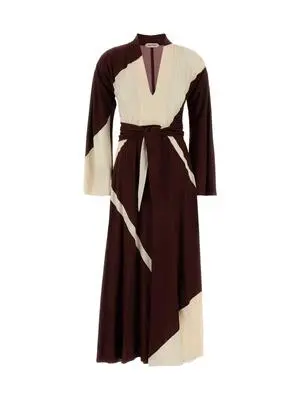 Alberta Ferretti Printed Jersey Dress - Multicolor