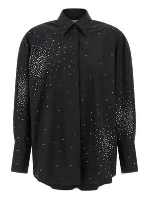 Giuseppe Di Morabito Rhinestone Shirt - Black