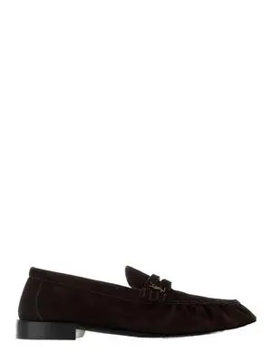 Saint Laurent SAINT LAURENT Suede Loafers Brown