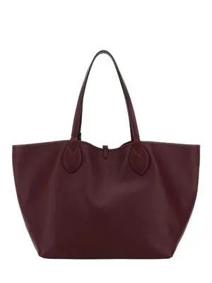 Gucci Burgundy Leather Reversible Shopping Bag - Red
