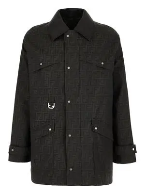 Fendi Fendi Man Clothing Jackets Multicolor