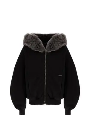 Dolce & Gabbana Hooded Bomber Jacket - Multicolor