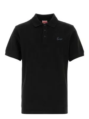 Kenzo Piquet Polo Shirt - Black