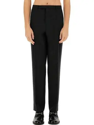 Gucci Cotton Tailored Trousers - Black