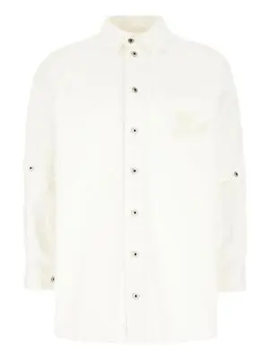 Off-White Denim Shacket - Multicolor