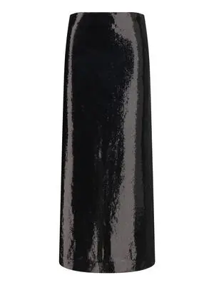 TOTEME Sequined Skirt - Black