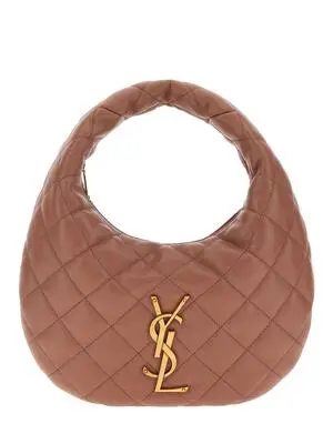 Saint Laurent Nappa Leather Shoulder Bag - Pink