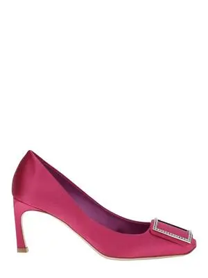 ROGER VIVIER Satin Trompette Pumps - Pink