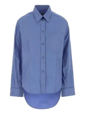Balenciaga Poplin Shirt - Blue