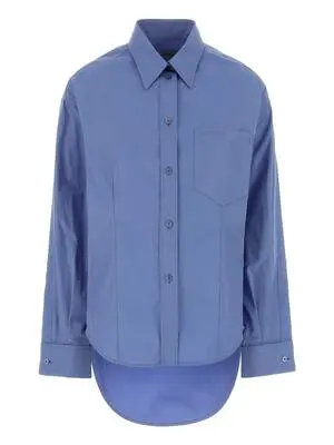 Balenciaga Poplin Shirt - Blue