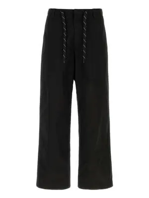 Balenciaga Cotton Wide-leg Pant - Black
