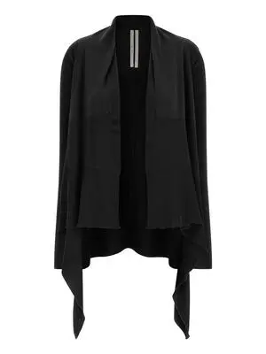 Rick Owens RICK OWENS Cotton Wrap Cardigan Black