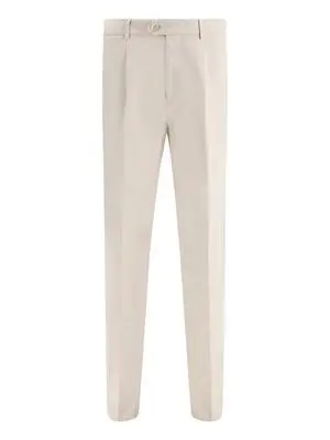 Brunello Cucinelli Brunello Cucinelli Tailored Cotton Pants Multicolor