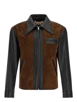 Marni Leather Jacket - Multicolor