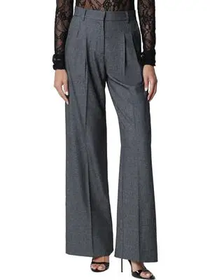 Andamane Tailored Wide-leg Trousers - Gray