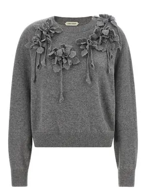 ALBERTA FERRETTI ALBERTA FERRETTI Embroidered Flower Sweater