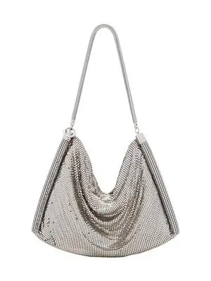 Rabanne Pixel Tube Aluminum Shoulder Bag Multicolor