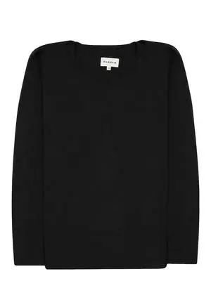 P.a.r.o.s.h Linen Blend V-neck Sweater - Black