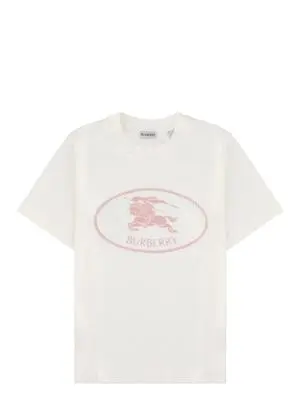 Burberry BURBERRY Logo Print T-shirt White