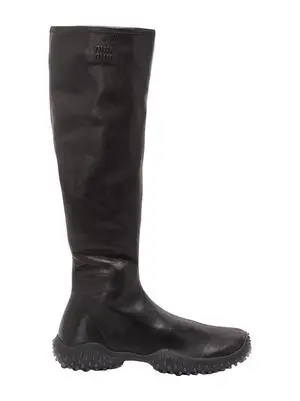 Miu Miu Stretch Leather Boots - Multicolor