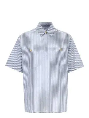 Valentino Garavani Embroidered Cotton Blend Shirt - Multicolor