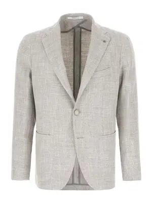 Tagliatore Structured Single-breasted Blazer - Multicolor