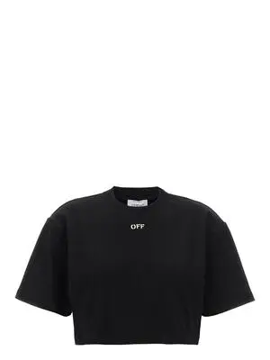 Off-White Off Stamp' T-shirt - Black