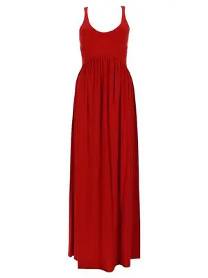 Sportmax Crepe Jersey Long Dress - Red
