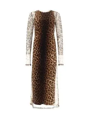 Sportmax Dress With Tulle Details - Multicolor