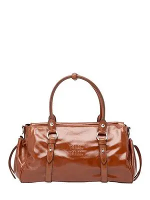 Miu Miu Shiny Leather Handbag - Multicolor