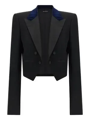 TOM FORD Sharp Tuxedo Blazer - Black