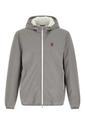 Brunello Cucinelli BRUNELLO CUCINELLI Windproof Jacket Gray