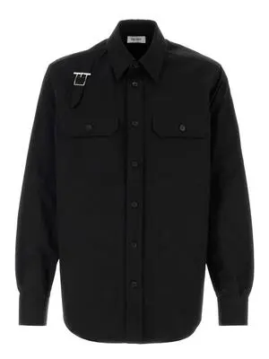 Alexander McQueen Poplin Shirt - Black