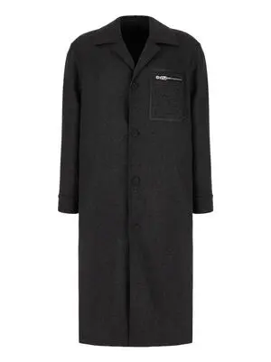 Fendi Long Overcoat - Multicolor