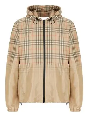 Burberry BURBERRY Check Windbreaker Jacket Multicolor