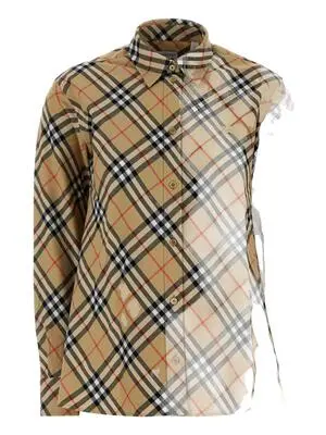 Burberry Embroidered Cotton Shirt - Multicolor