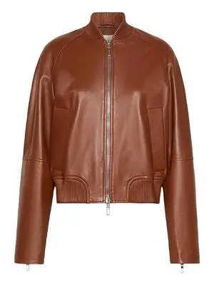 Sportmax Amour Leather Jacket - Multicolor