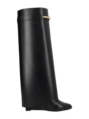 Givenchy Shark Pinch Leather Boots - Black