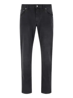 Dolce & Gabbana Stretch Denim Jeans - Black
