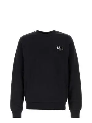 A.p.c. Cotton Sweatshirt - Black