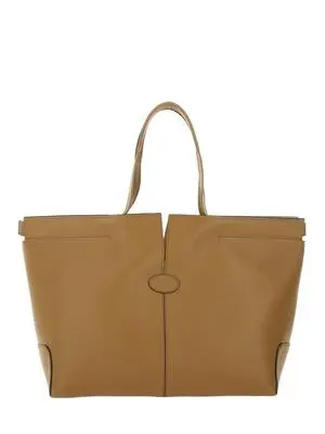 TOD'S Di Bag Folio Tote - Brown